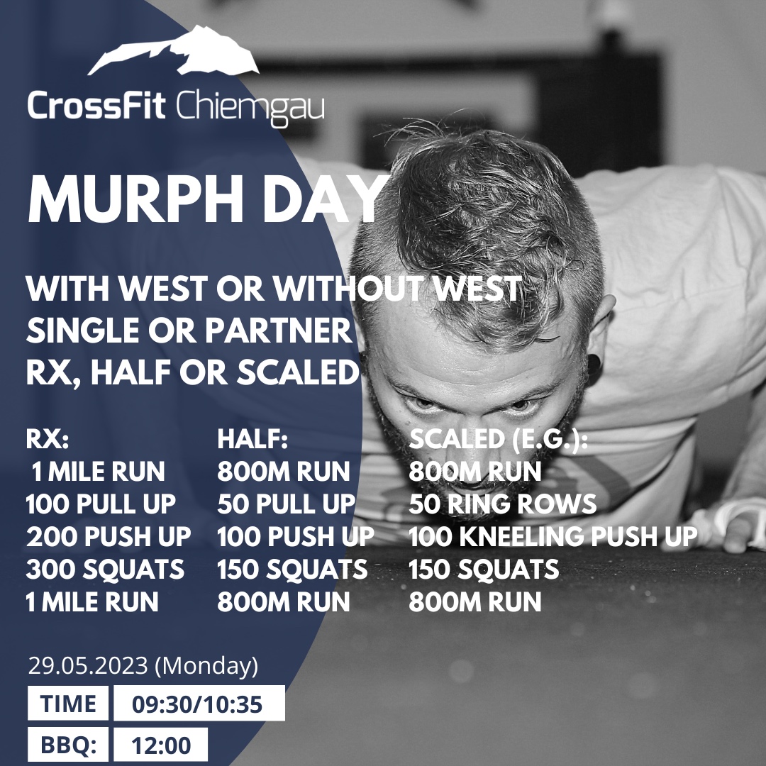 Murph-Day am 29.05.2023 › CrossFit Chiemgau